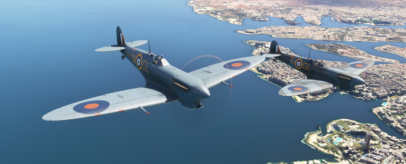 Supermarine Spitfire Mk.V Tropical 185 Squadron GL-E & GL-N for ...