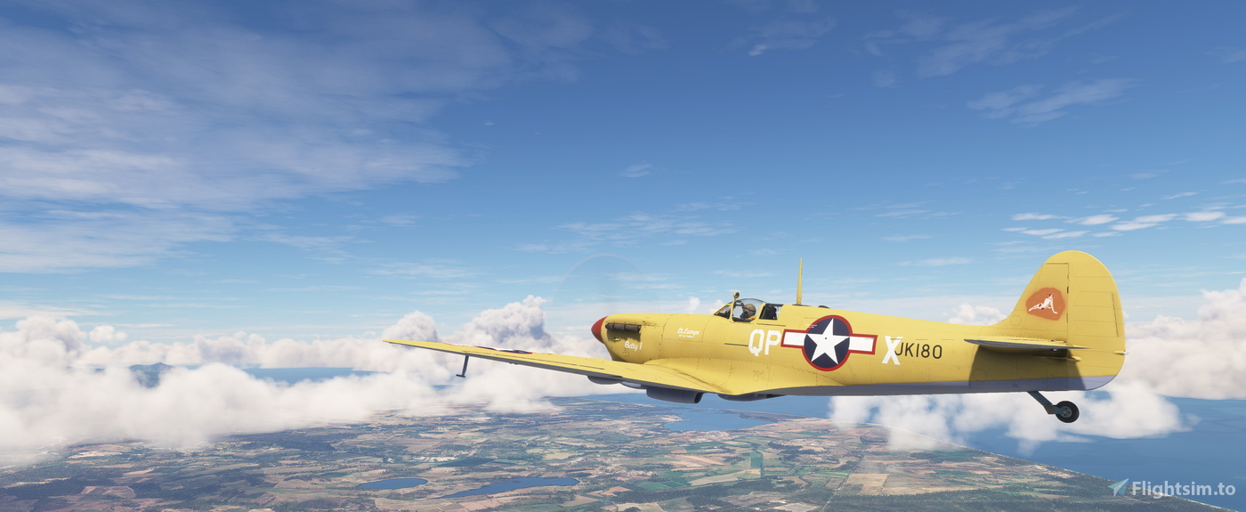 Supermarine Spitfire Mk.V Tropical USAAF 52nd FG, 2nd FS QP-X pour ...