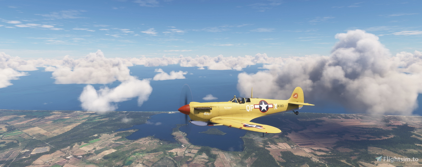 Supermarine Spitfire Mk.V Tropical USAAF 52nd FG, 2nd FS QP-X for ...