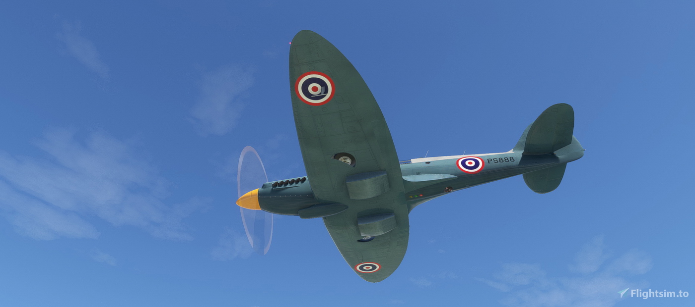 Supermarine Spitfire Mk.XIX Royal Thai Air Force PS888 für Microsoft ...