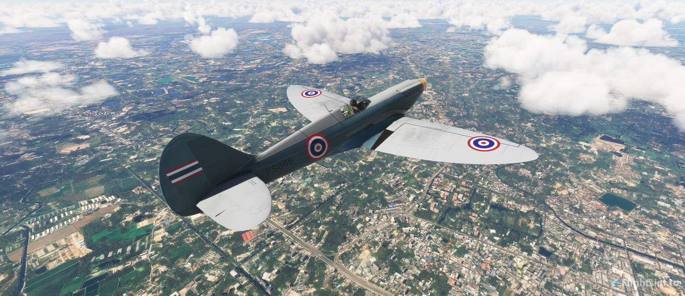 Supermarine Spitfire Mk.XIX Royal Thai Air Force PS888 for Microsoft ...