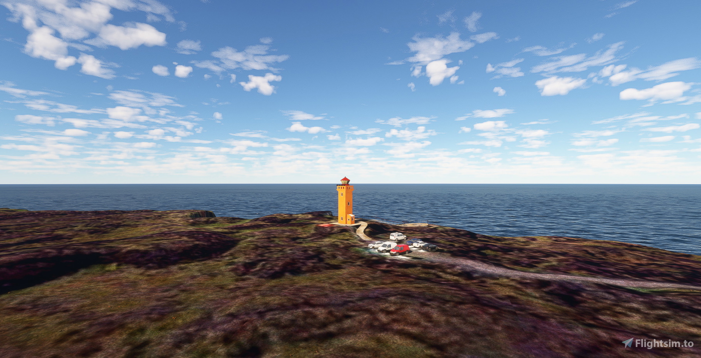 Svörtuloft Lighthouse for Microsoft Flight Simulator | MSFS