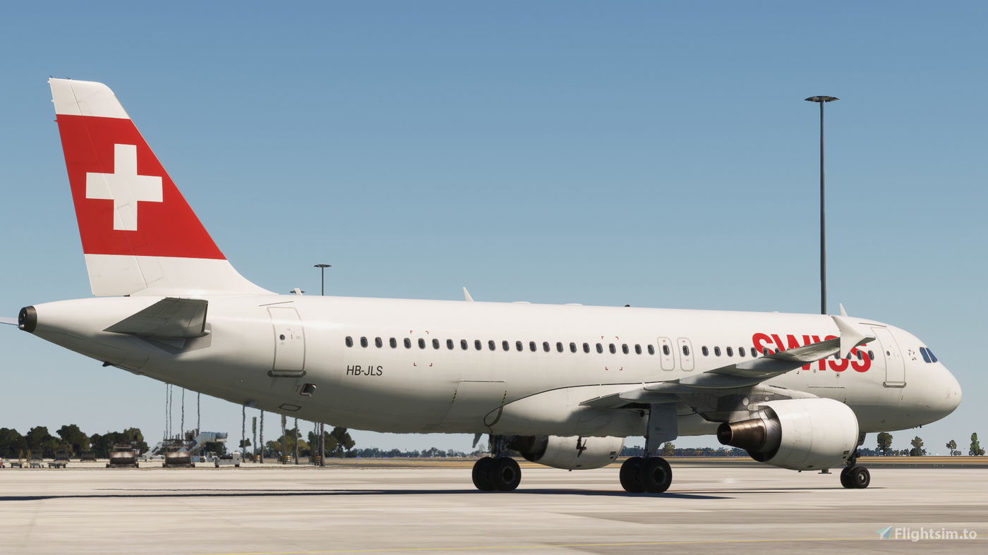 SWISS A320 HB-JLS [raimbotrax][Fenix V2B2][8K] for Microsoft Flight Simulator | MSFS