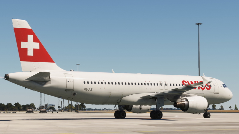 SWISS A320 HB-JLS [raimbotrax][Fenix V2B2][8K] for Microsoft Flight Simulator | MSFS