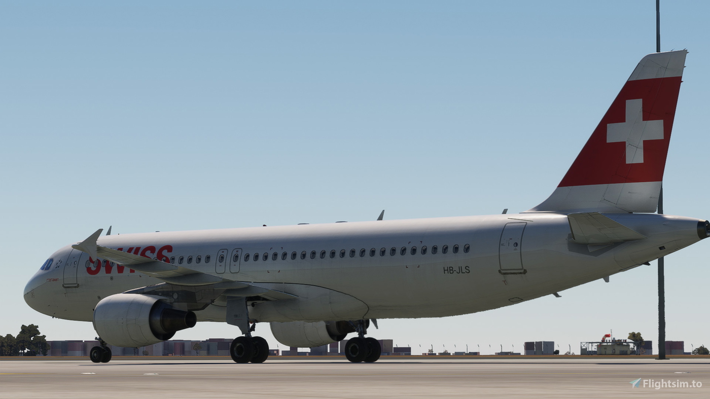 SWISS A320 HB-JLS [raimbotrax][Fenix V2B2][8K] for Microsoft Flight Simulator | MSFS
