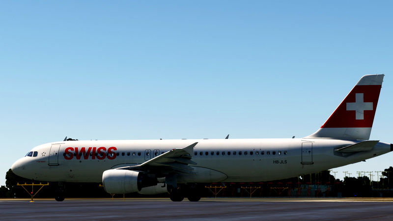SWISS A320 HB-JLS [raimbotrax][Fenix V2B2][8K] for Microsoft Flight Simulator | MSFS