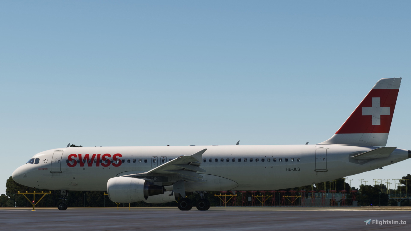 SWISS A320 HB-JLS [raimbotrax][Fenix V2B2][8K] for Microsoft Flight Simulator | MSFS