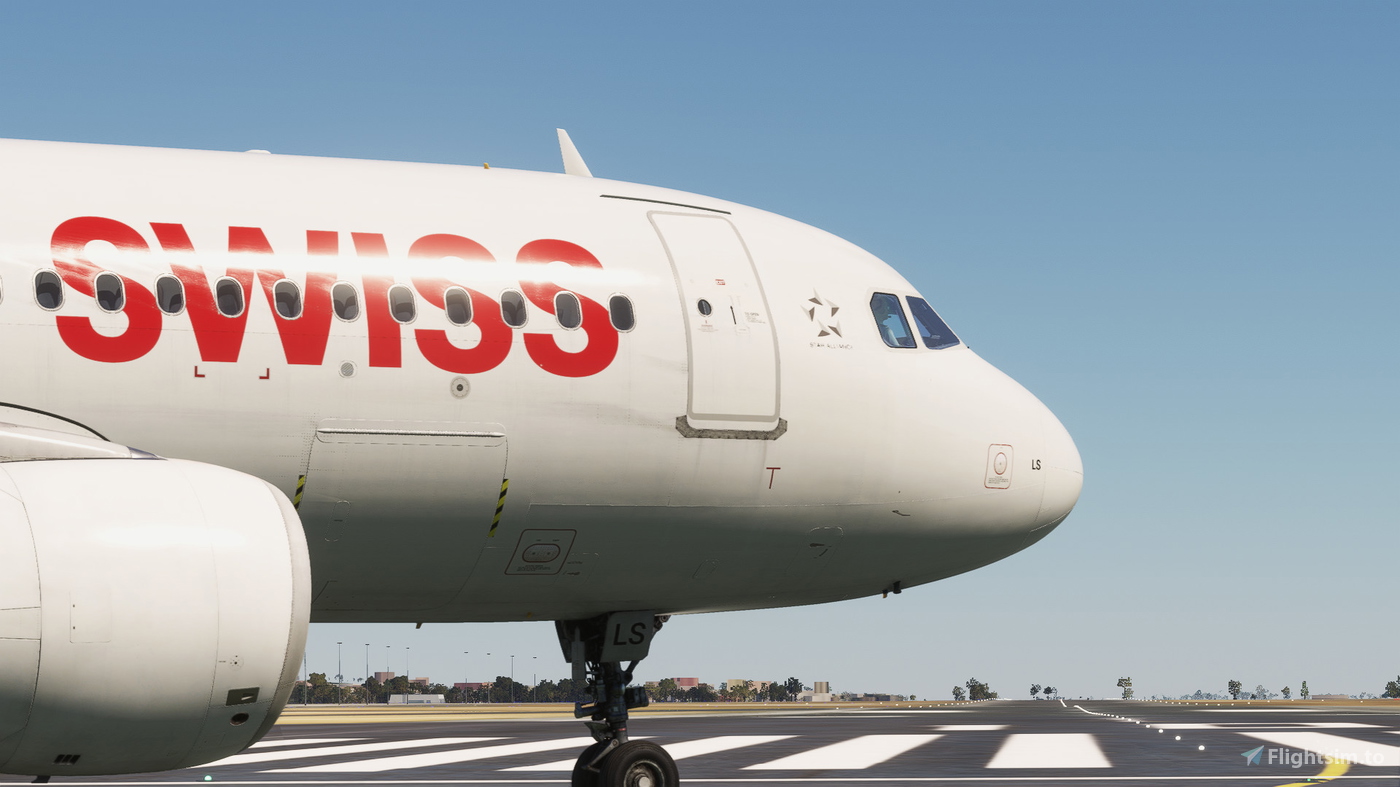 SWISS A320 HB-JLS [raimbotrax][Fenix V2B2][8K] for Microsoft Flight Simulator | MSFS