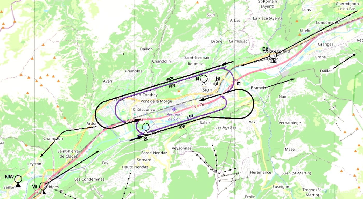 Swiss Airfields Traffic Patterns Overlays for Little Navmap for ...