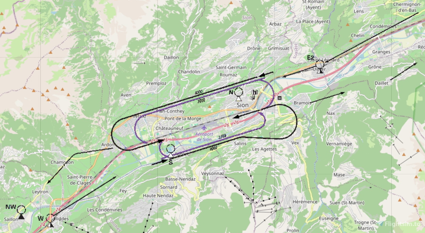 Swiss Airfields Traffic Patterns Overlays for Little Navmap for ...
