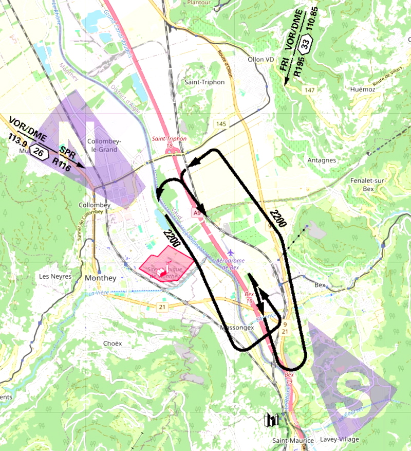 Swiss Airfields Traffic Patterns Overlays for Little Navmap for ...