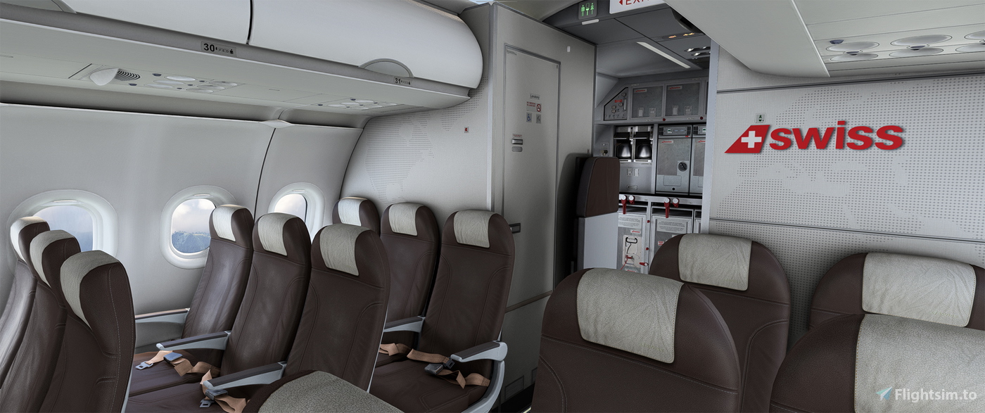 SWISS HB-IHM |2007 UEFA Championship livery Fuselage/Cabin (8k) for ...