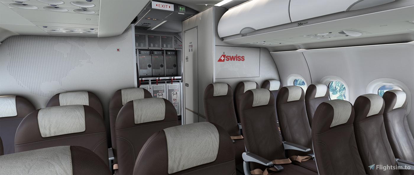 SWISS HB-IHM |2007 UEFA Championship livery Fuselage/Cabin (8k) for ...