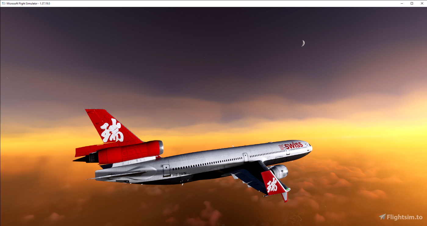 Swissair Asia Hybrid 2003 for Microsoft Flight Simulator | MSFS