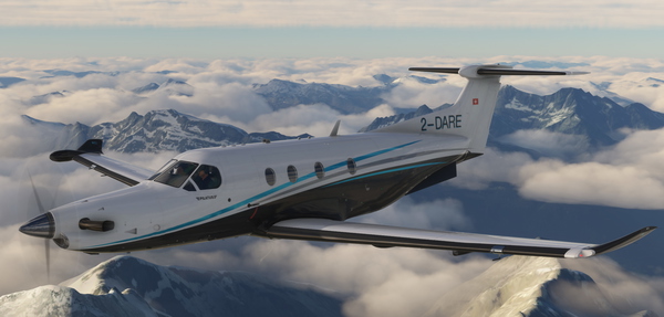 SWS PC-12 Valor (N135PF) for Microsoft Flight Simulator | MSFS