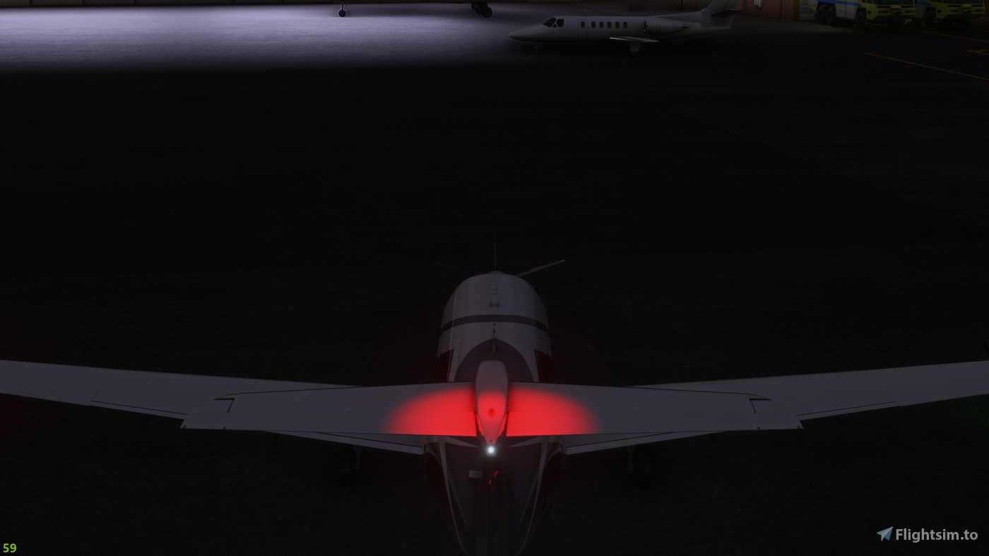 SWS PC-12 LED External Lights Mod for Microsoft Flight Simulator | MSFS