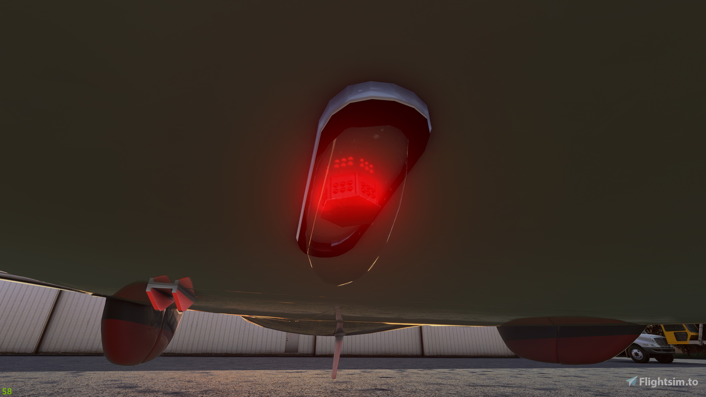 SWS PC-12 LED External Lights Mod for Microsoft Flight Simulator | MSFS