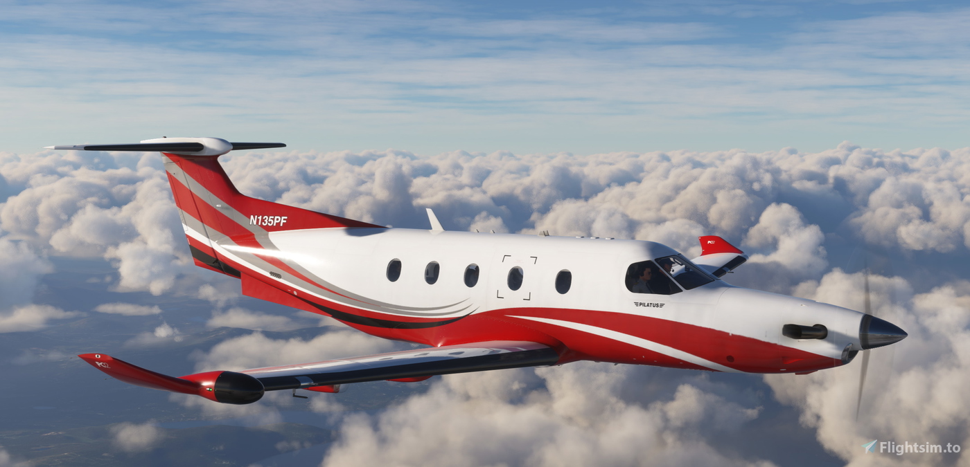 SWS PC-12 Valor (N135PF) for Microsoft Flight Simulator | MSFS