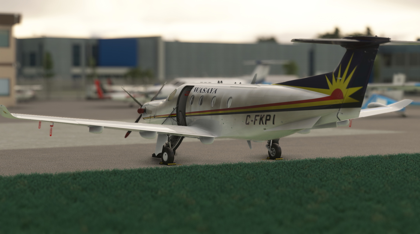 SWS PC-12 Wasaya Airways (C-FKPI) для Microsoft Flight Simulator | MSFS