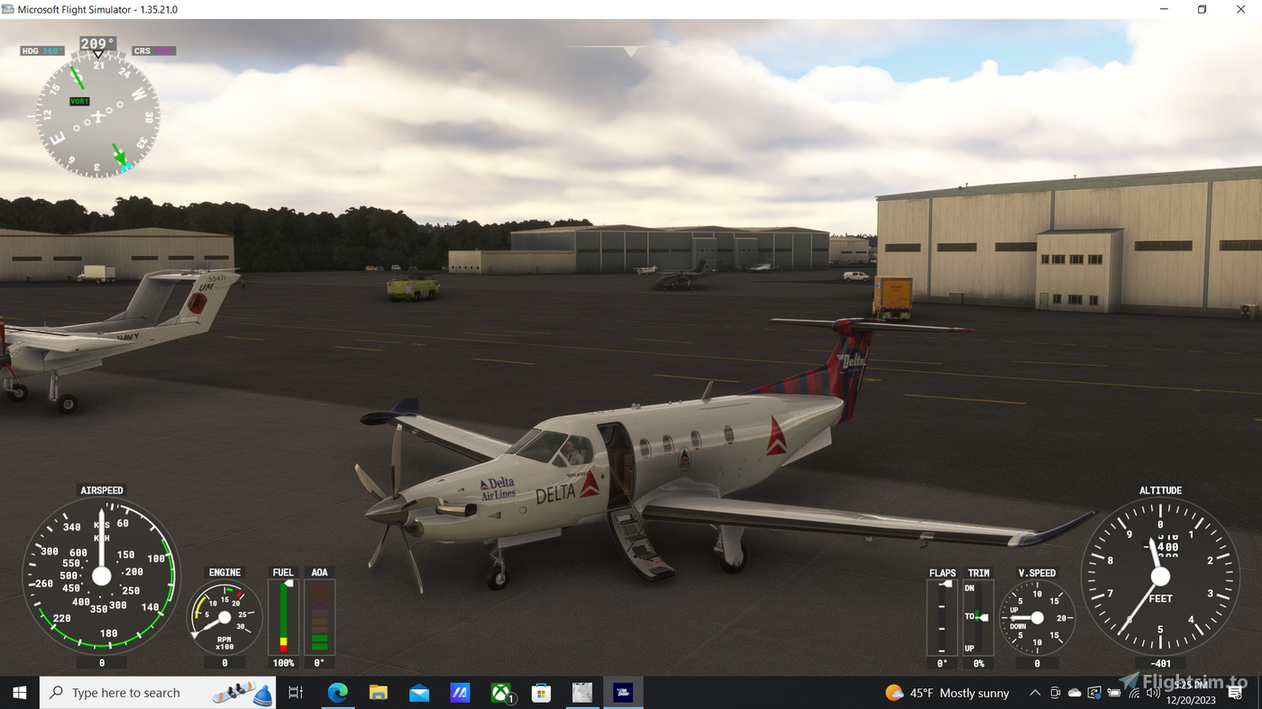 SWS PC12 Delta for Microsoft Flight Simulator | MSFS