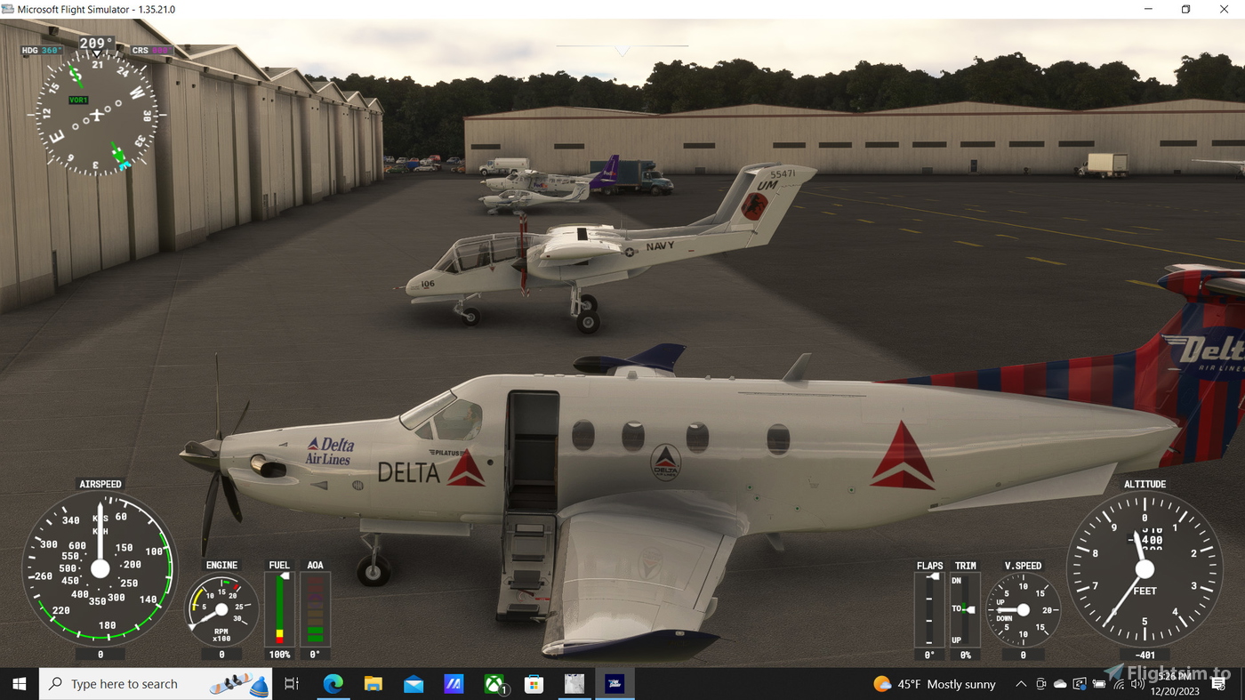 SWS PC12 Delta for Microsoft Flight Simulator | MSFS