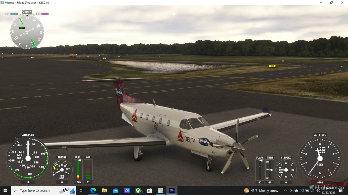 SWS PC12 Delta for Microsoft Flight Simulator | MSFS