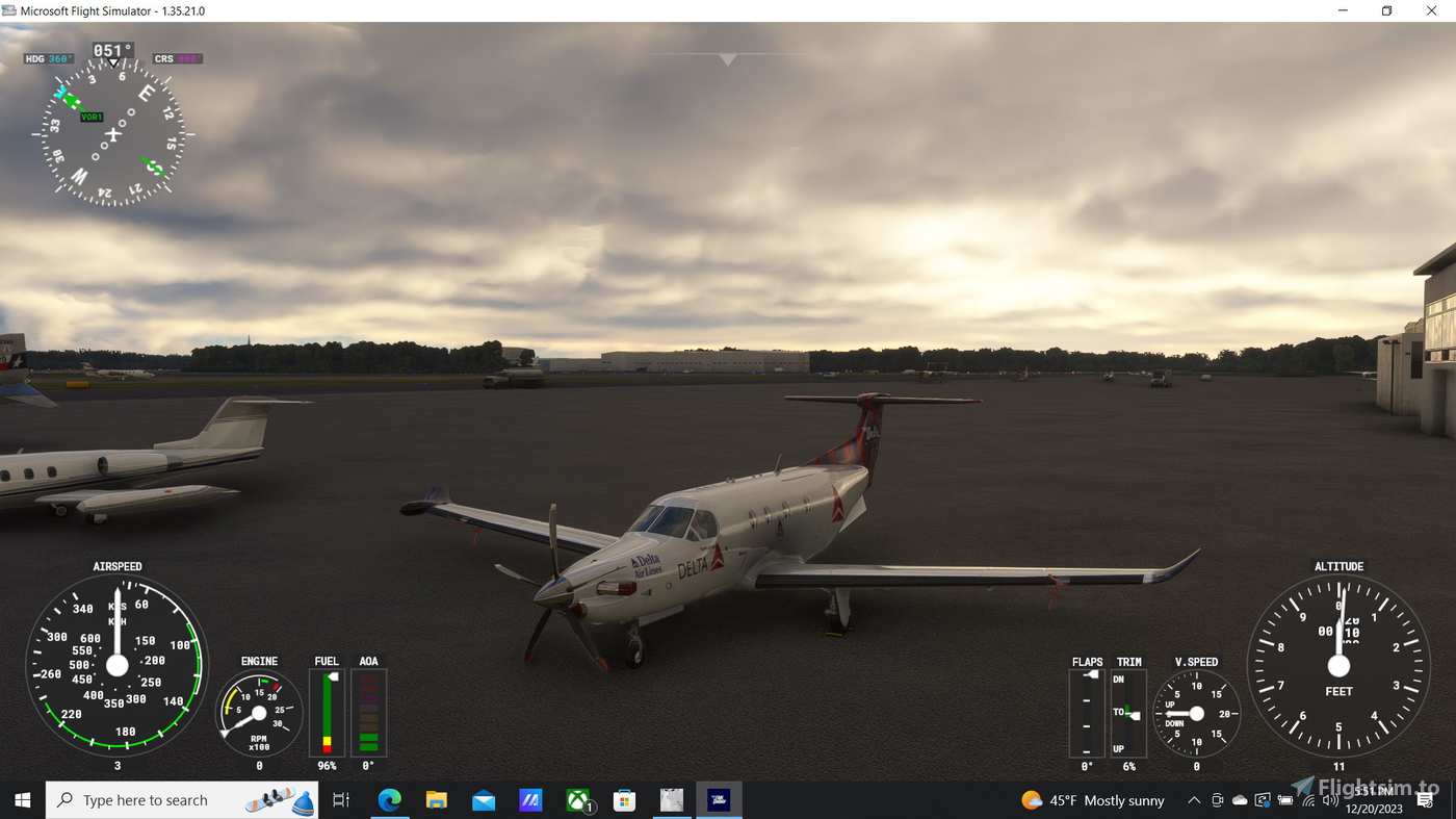 SWS PC12 Delta for Microsoft Flight Simulator | MSFS