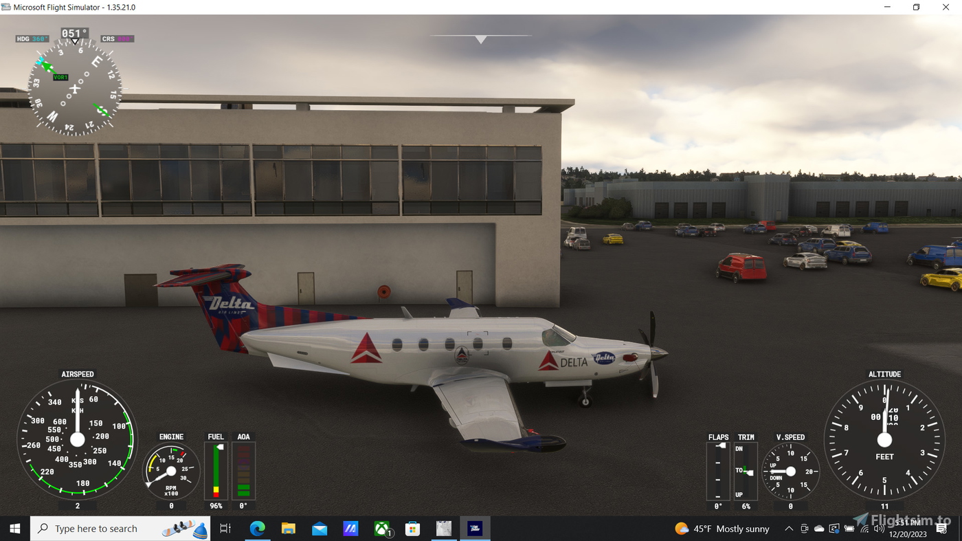 SWS PC12 Delta for Microsoft Flight Simulator | MSFS