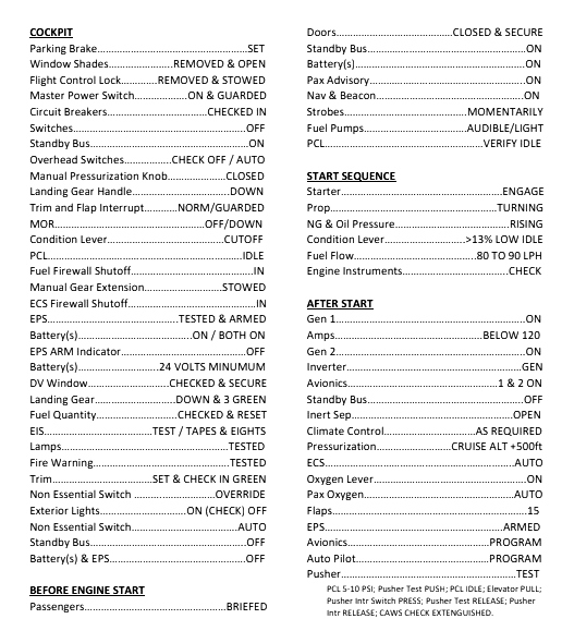 Checklists for Microsoft Flight Simulator | MSFS | Flightsim.to