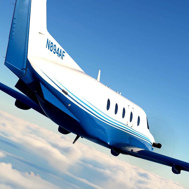 SWS PC12 PlaneSense N894AF for Microsoft Flight Simulator | MSFS