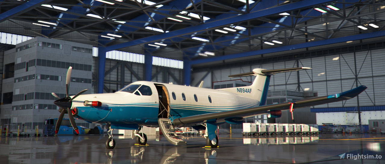 SWS PC12 PlaneSense N894AF for Microsoft Flight Simulator | MSFS