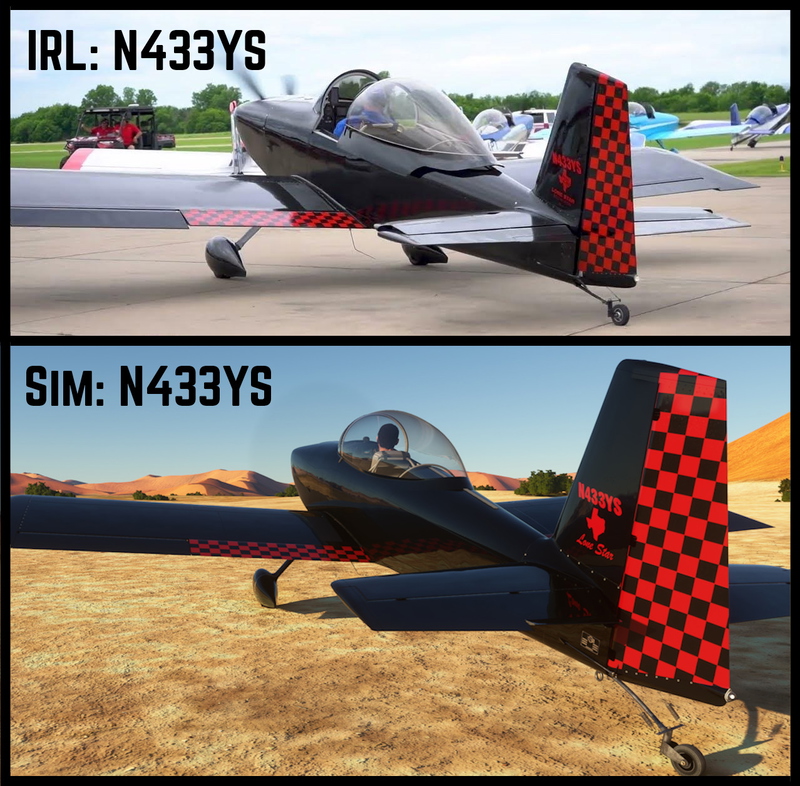 SWS Vans RV-8 "N433YS" Black and Red Livery for Microsoft Flight ...