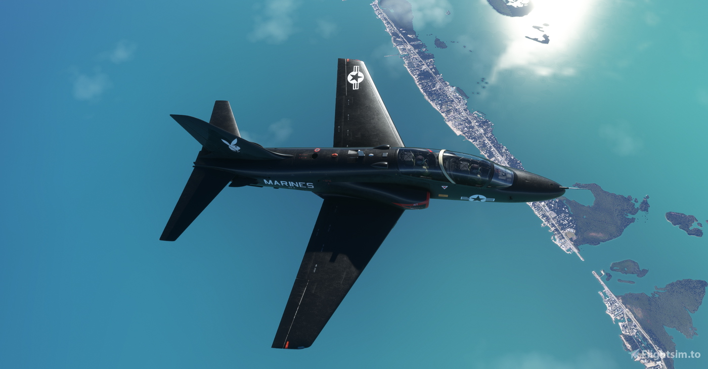 T-45 "Black Bunny" VX-4 for Microsoft Flight Simulator | MSFS