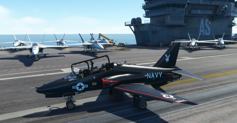 T-45 "Black Bunny" VX-4 for Microsoft Flight Simulator | MSFS