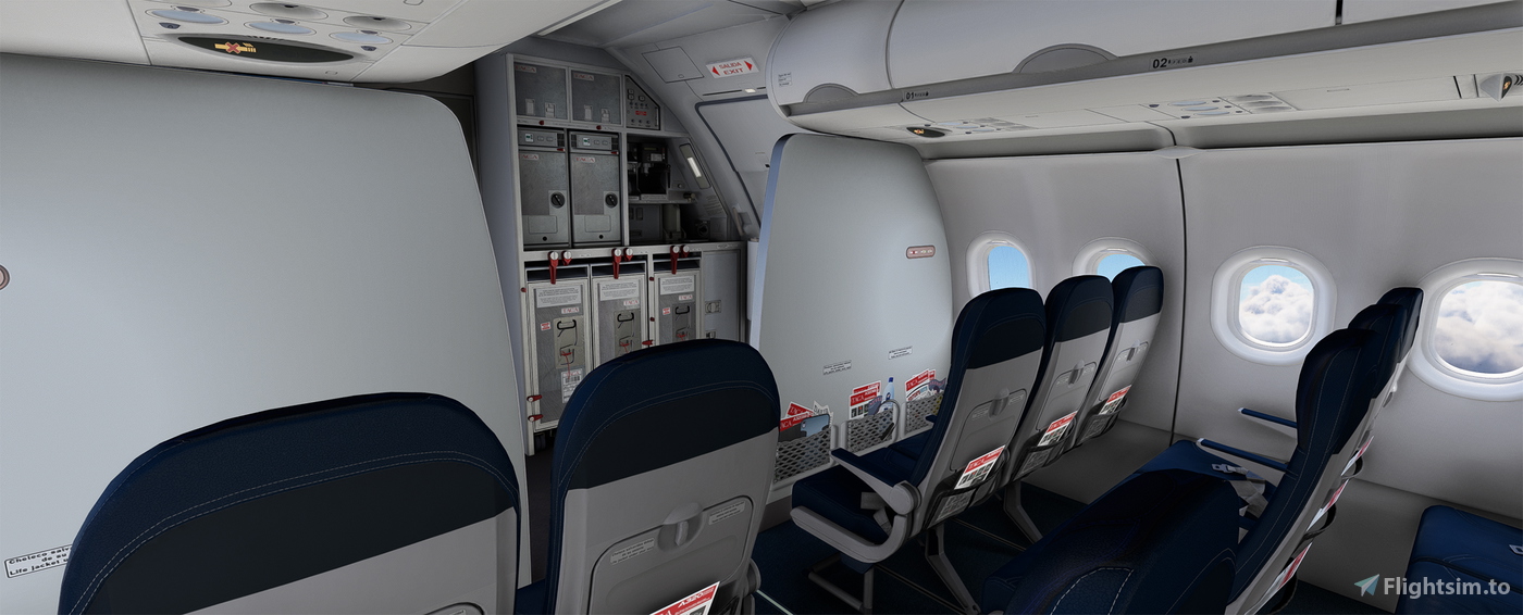 TACA N493TA | 2006 Fuselage/Cabin in 8k for Fenix Simulation A320v2 for ...