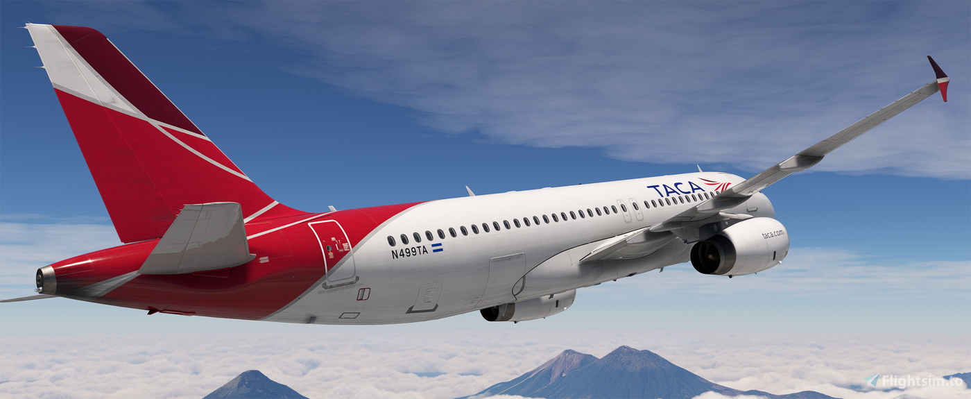 TACA N499TA | 2008 Fuselage/Cabin in 8k for Fenix Simulation A320v2 for ...