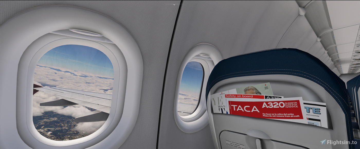 TACA N499TA | 2008 Fuselage/Cabin in 8k for Fenix Simulation A320v2 for ...