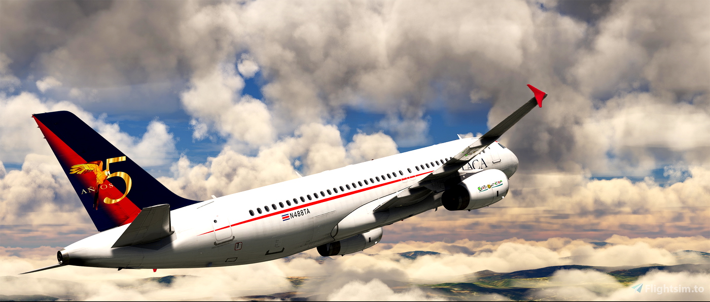 TACA N488TA | 2003 Fuselage/Cabin in 8k for Fenix Simulation A320v2 für ...