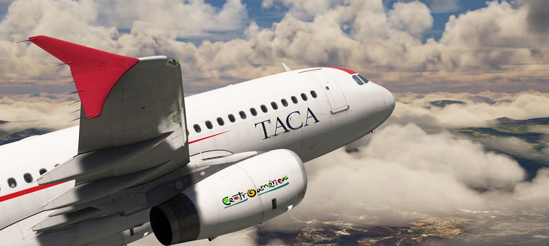 TACA N488TA | 2003 Fuselage/Cabin in 8k for Fenix Simulation A320v2 for ...