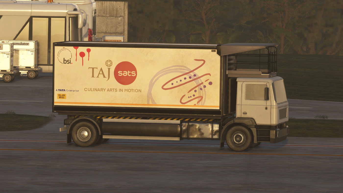 TajSATS Catering Truck for Microsoft Flight Simulator | MSFS