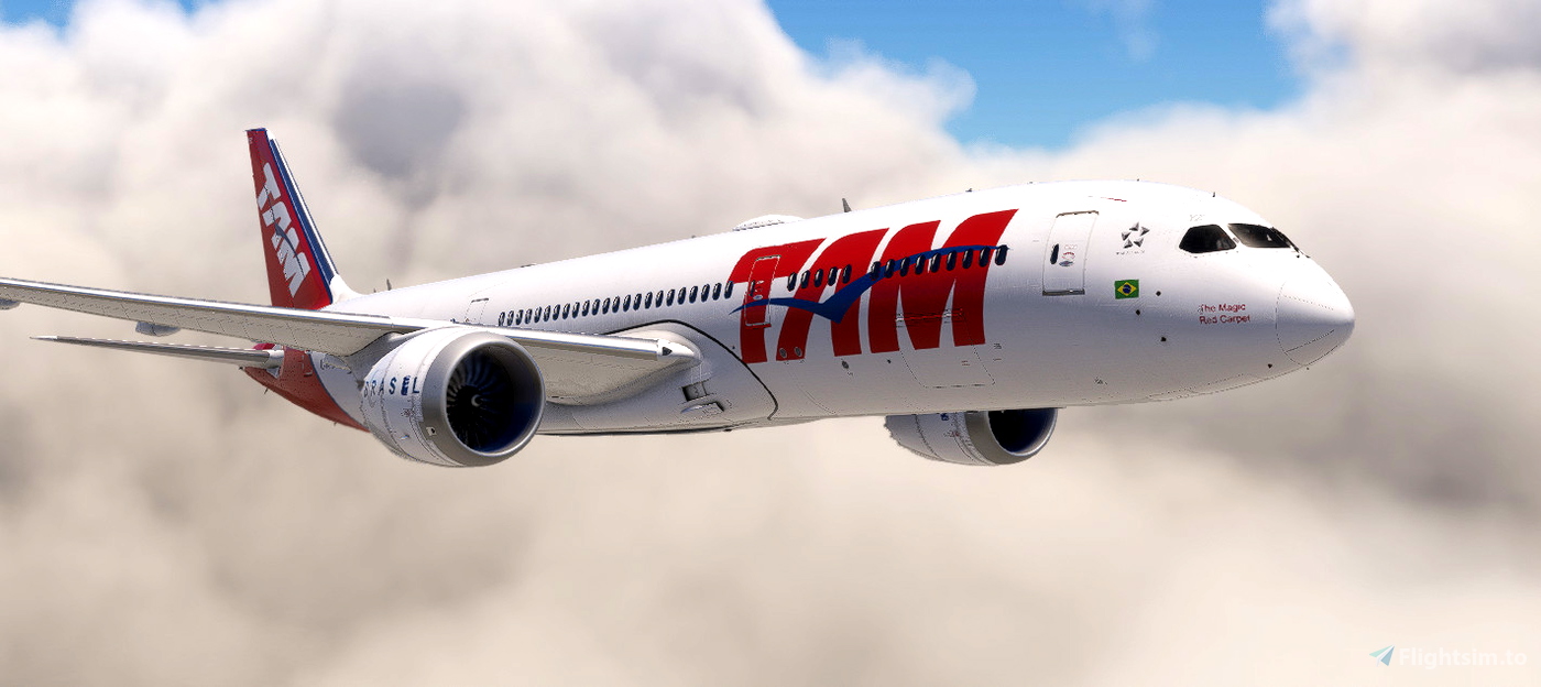 TAM LINHAS AEREAS 787-9 for Microsoft Flight Simulator | MSFS
