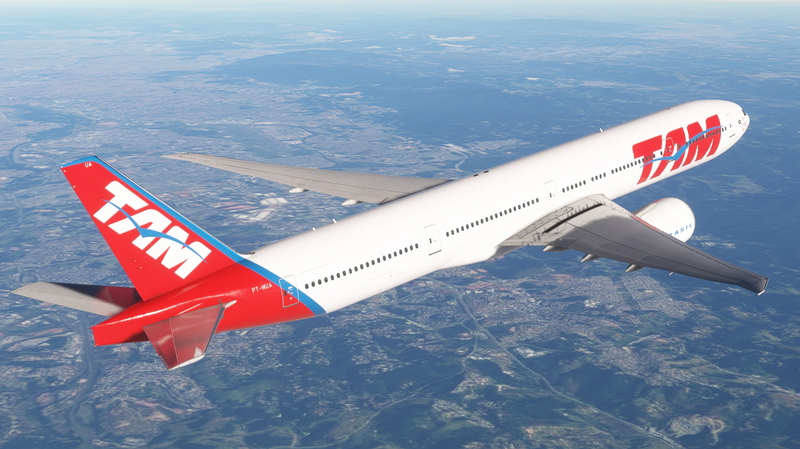 TAM (circa 2008) PT-MUA | w/Cabin | 4K resolution for Microsoft Flight ...