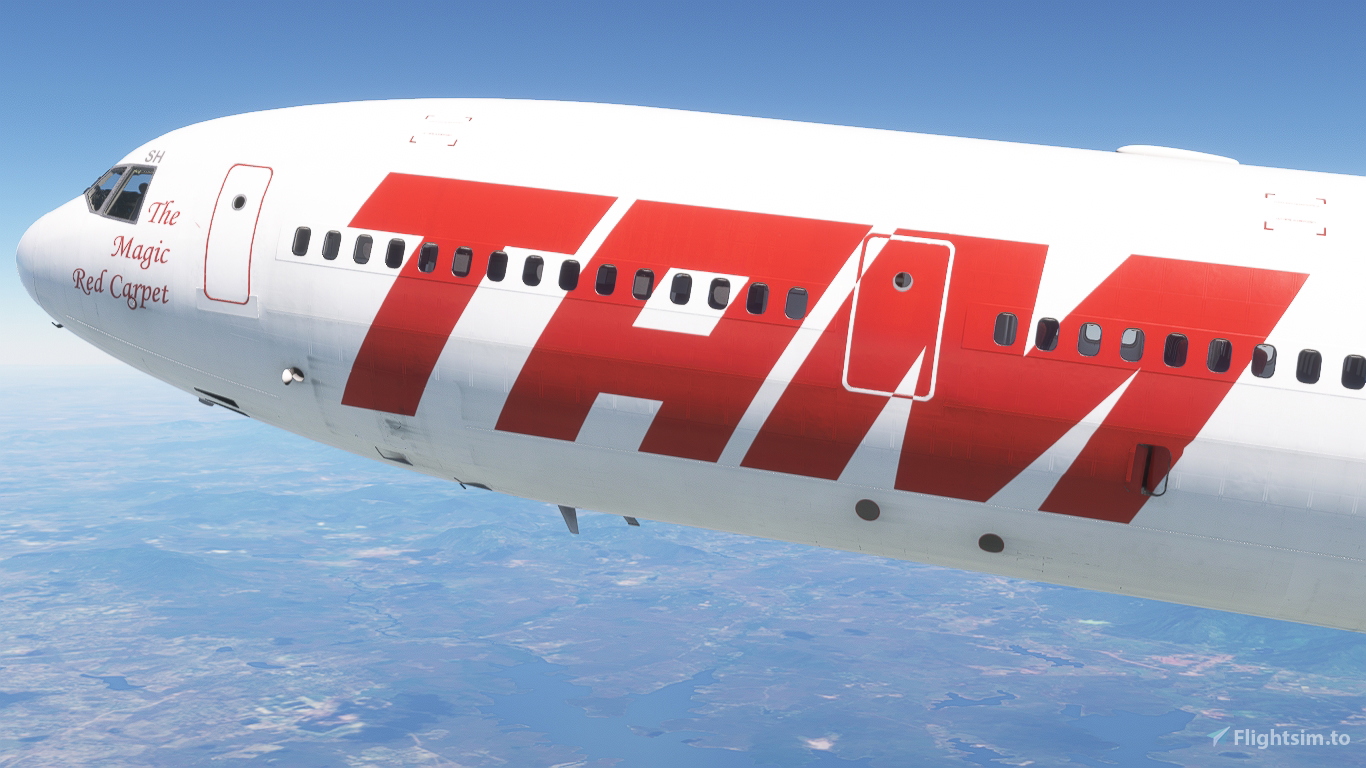 TAM Linhas Aéreas PT-MSH | w/Cabin for Microsoft Flight Simulator | MSFS