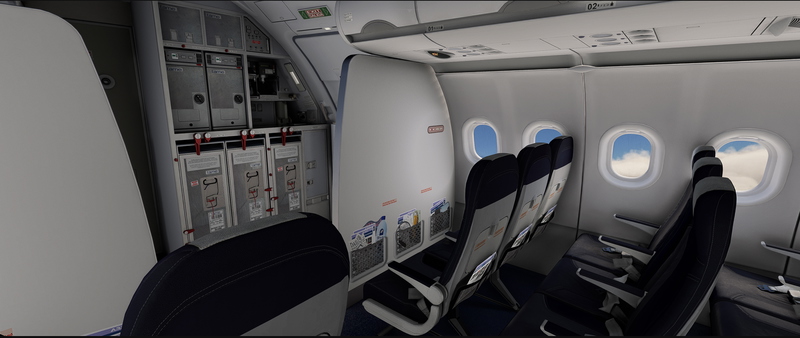 TAME HC-CGW | 2008 Fuselage/Cabin in 8k for Fenix Simulation A320v2 for ...