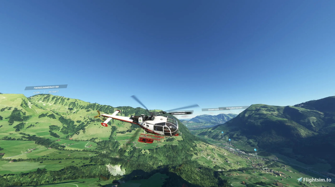 taog-alouetteiii-HB-ZEQ for Microsoft Flight Simulator | MSFS