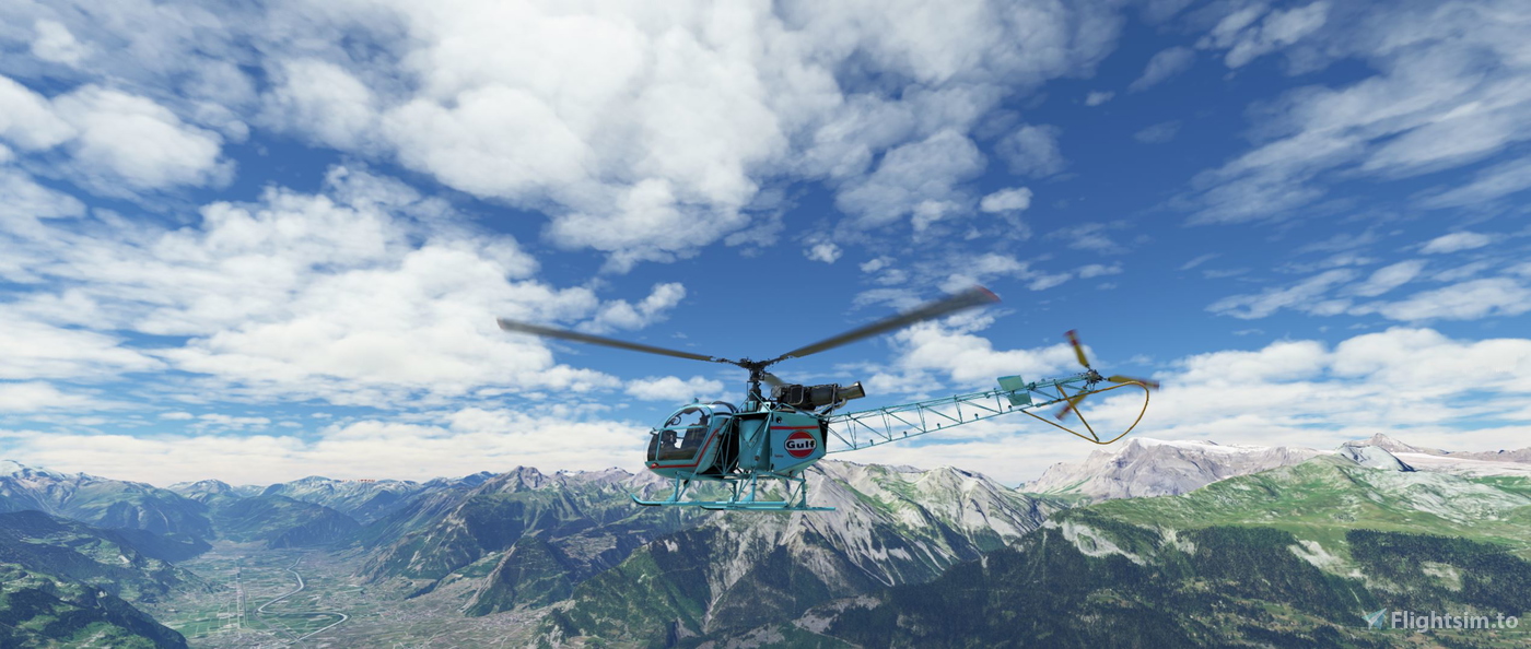 taog-lama-sa315b GULF 4 Liverys for Microsoft Flight Simulator | MSFS