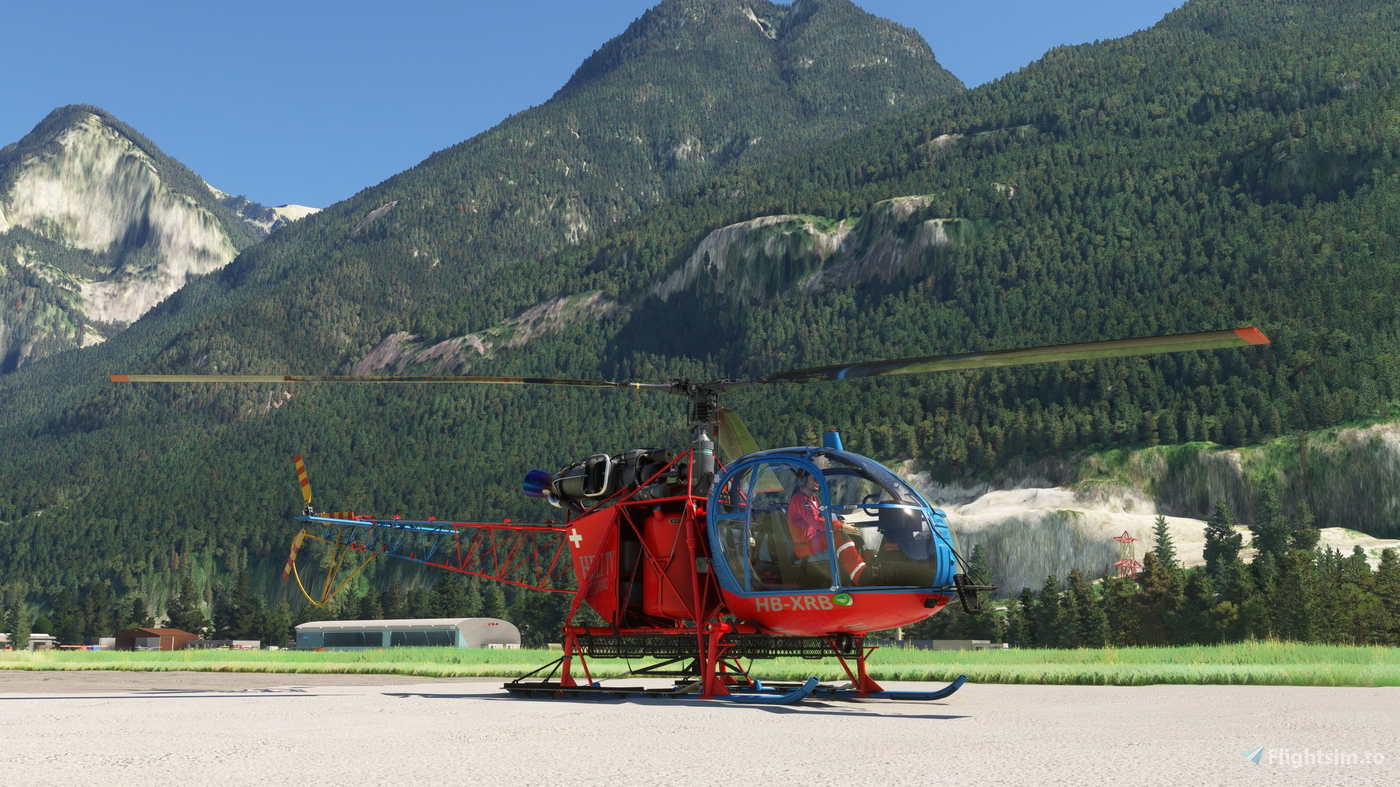 taog-lama-sa315-HB-XRB-HELI-TV-NEU for Microsoft Flight Simulator | MSFS