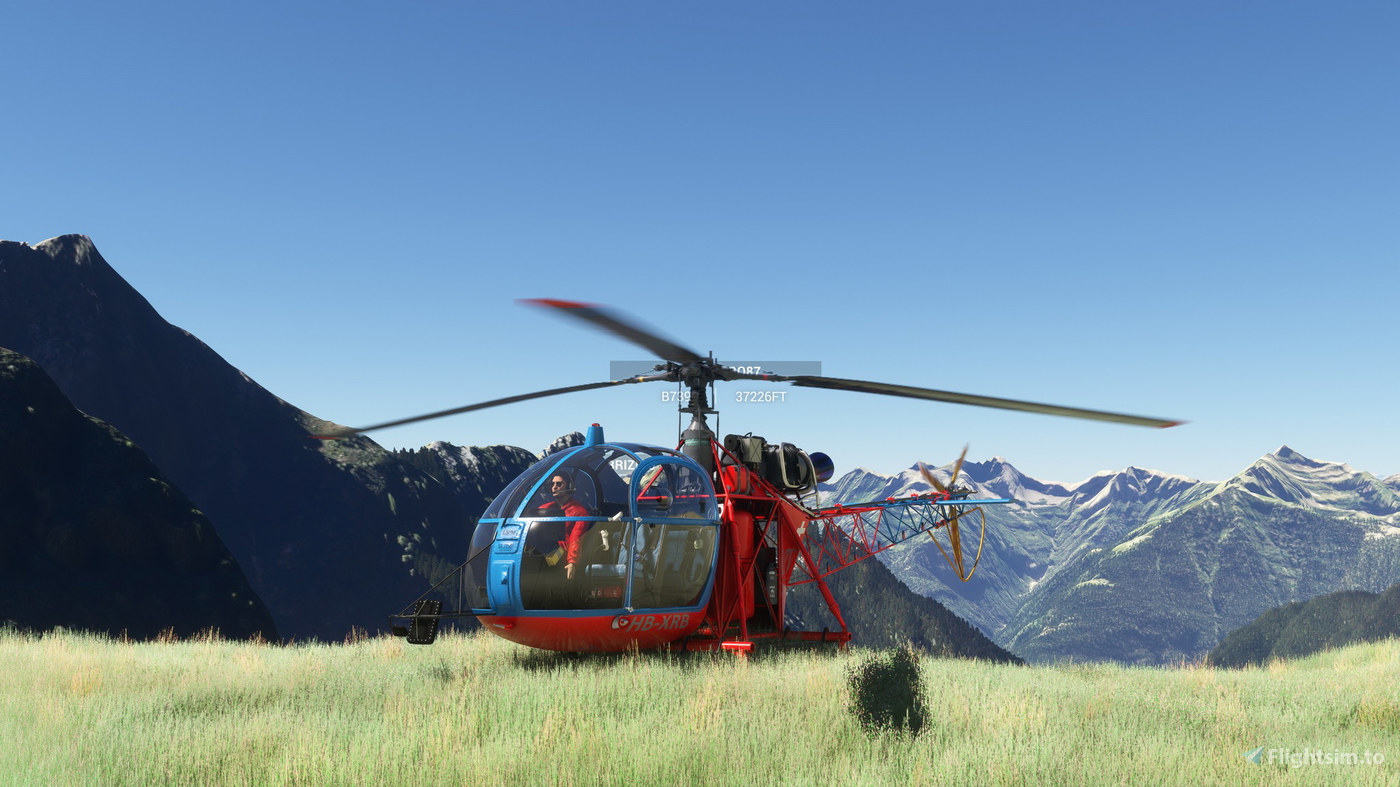 taog-lama-sa315-HB-XRB-HELI-TV-NEU for Microsoft Flight Simulator | MSFS