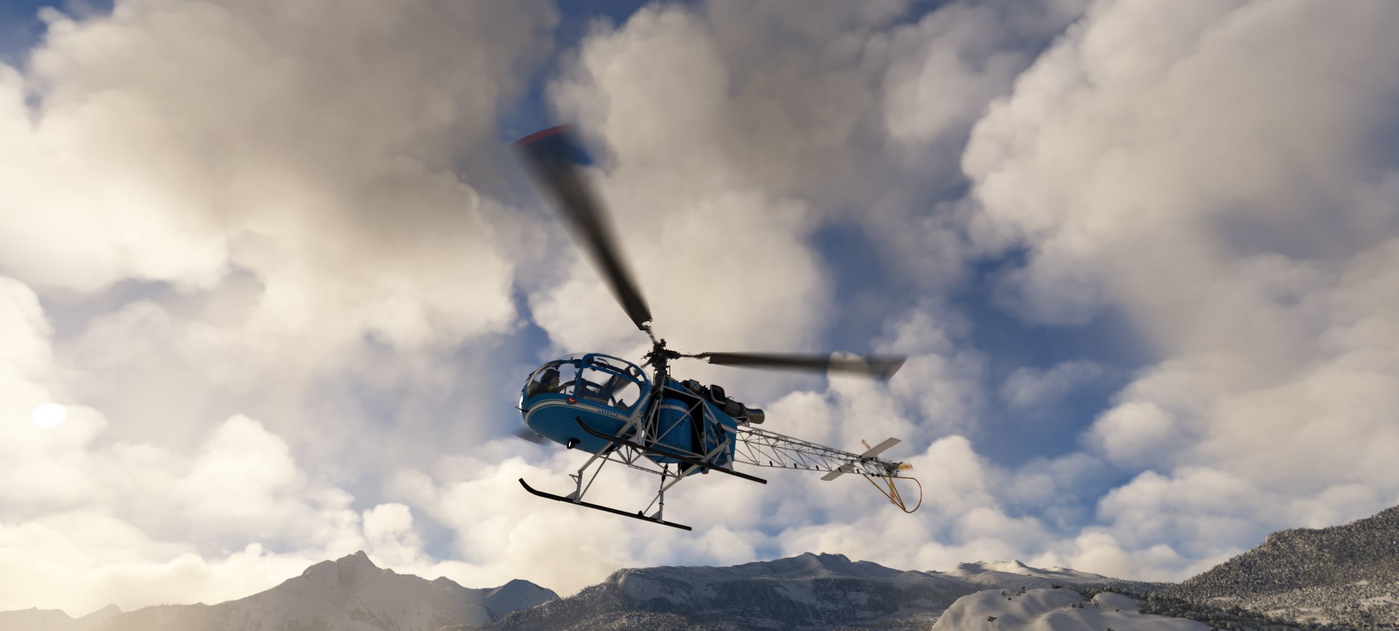taog-lama-sa315 N315AK for Microsoft Flight Simulator | MSFS