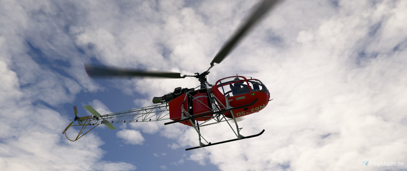 taog-lama-sa315 N62250 for Microsoft Flight Simulator | MSFS